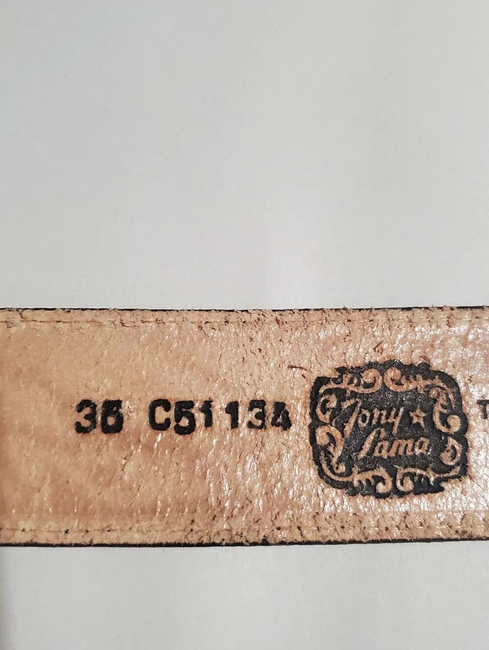 Tony Lama | Accessories | Tony Lama Tooled Leather Belt No Buckle Newer ...